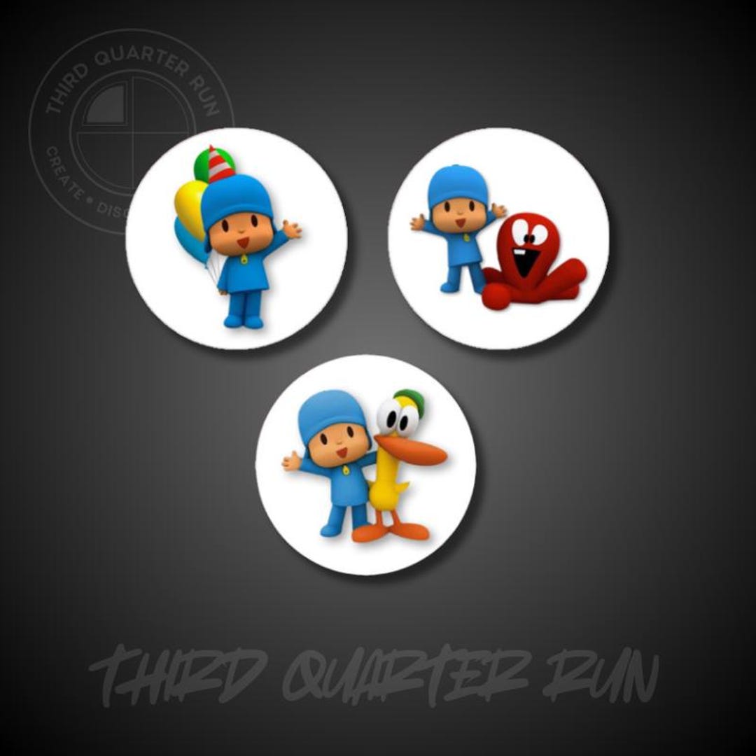 Pocoyo 3-button or Magnet Pack - Etsy