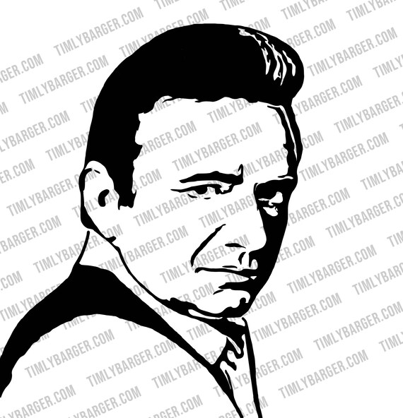 Johnny Cash Outline