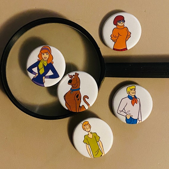 Scooby Doo Gang Button or Magnet 5-pack | Etsy
