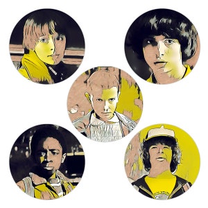 Stranger Things 5-button or Magnet Pack - Etsy