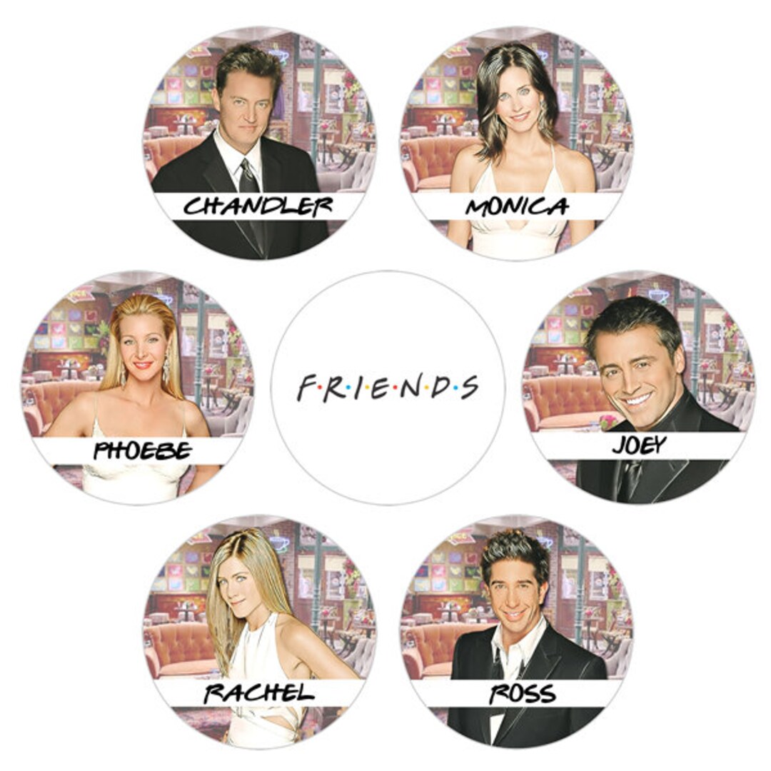 Friends Button or Magnet 7-pack - Etsy