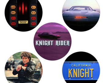 K.I.T.T. Style Pin KITT, Knight Rider, David Hasselhoff max.dim 25mm ...