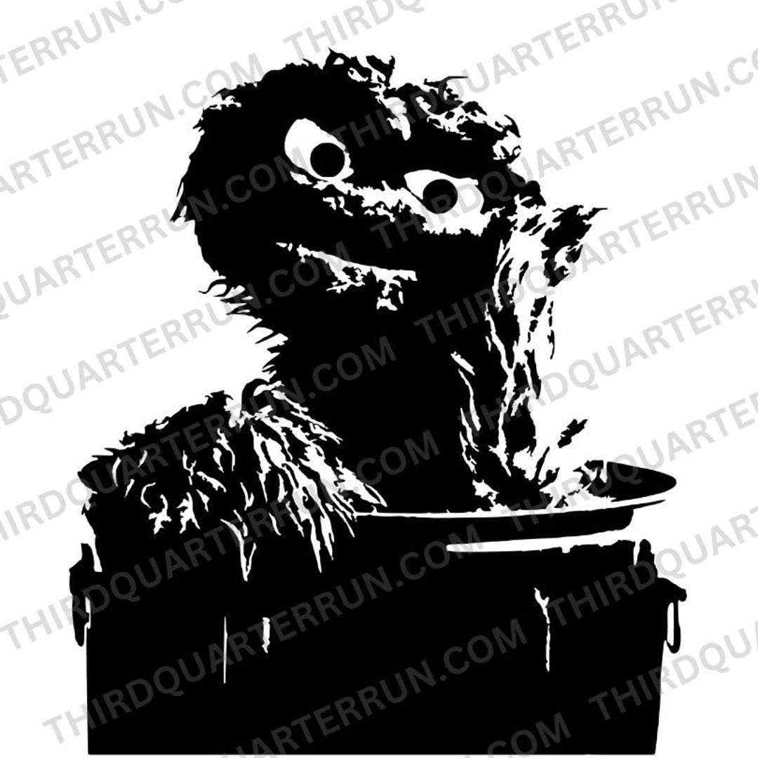 Oscar the Grouch Digital Download PNG & SVG - Etsy