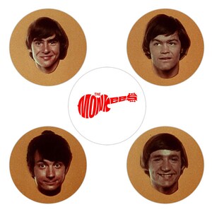 The Monkees Replica Button or Magnet 5-pack - Etsy