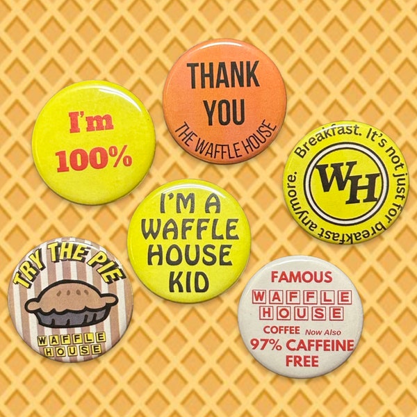 Waffle Pin - Etsy