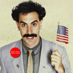 Borat Make US&A Great Again Button or Magnet - Etsy
