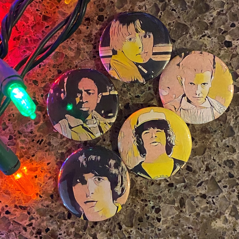 Stranger Things 5-button or Magnet Pack - Etsy