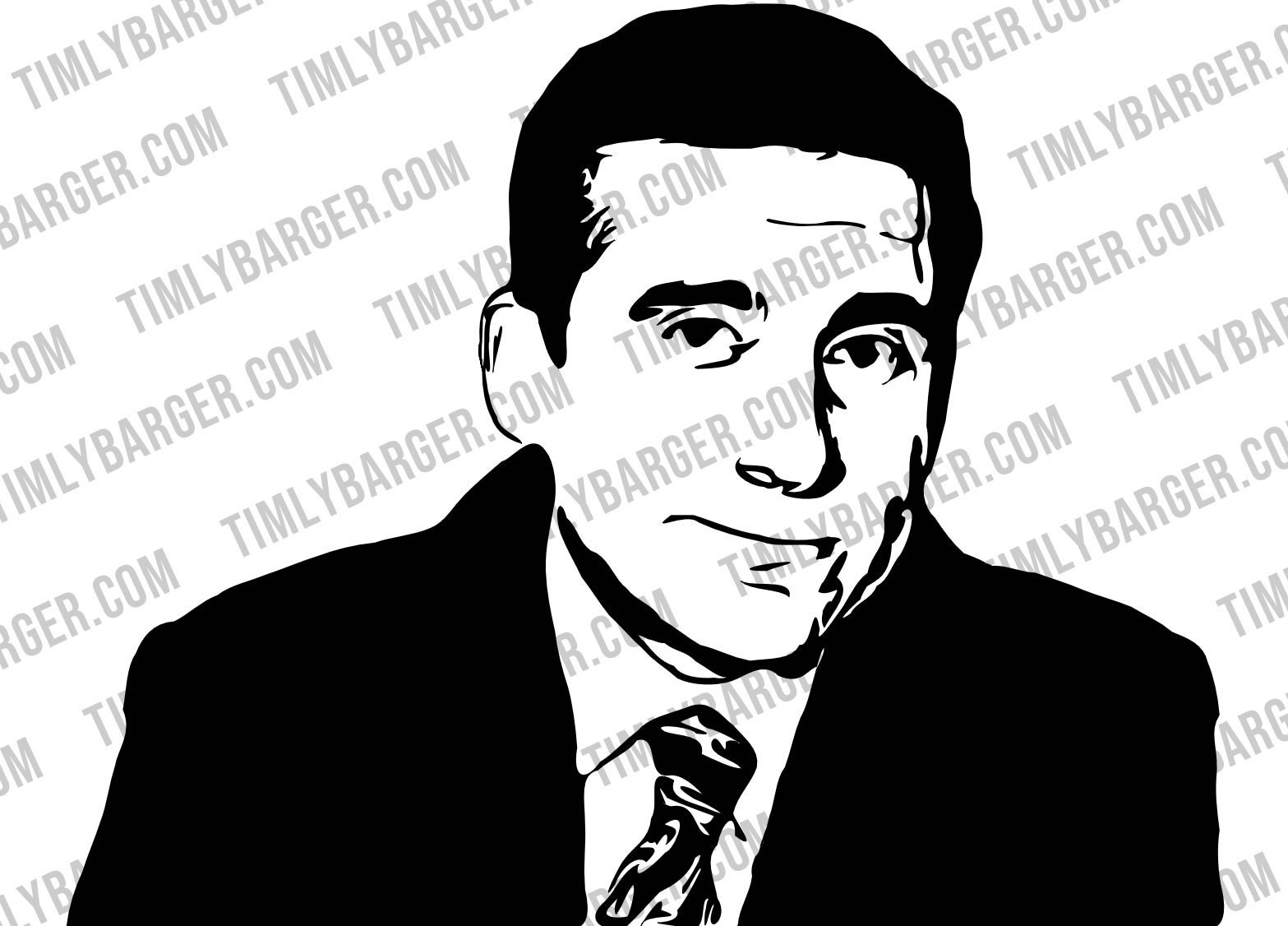 Michael Scott the Office Download PNG and SVG - Etsy Australia