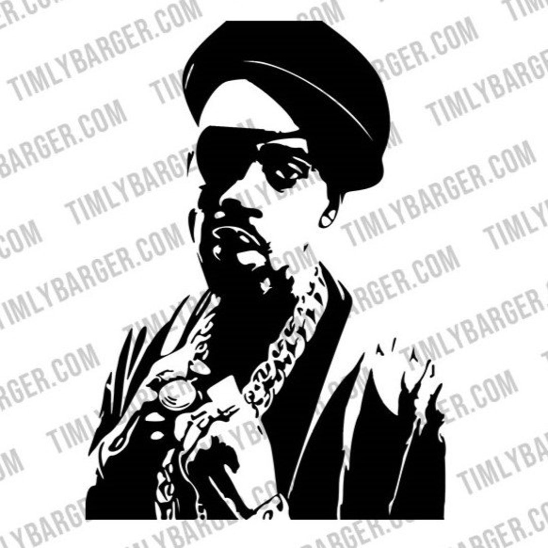 Slick Rick Digital Download PNG and SVG - Etsy