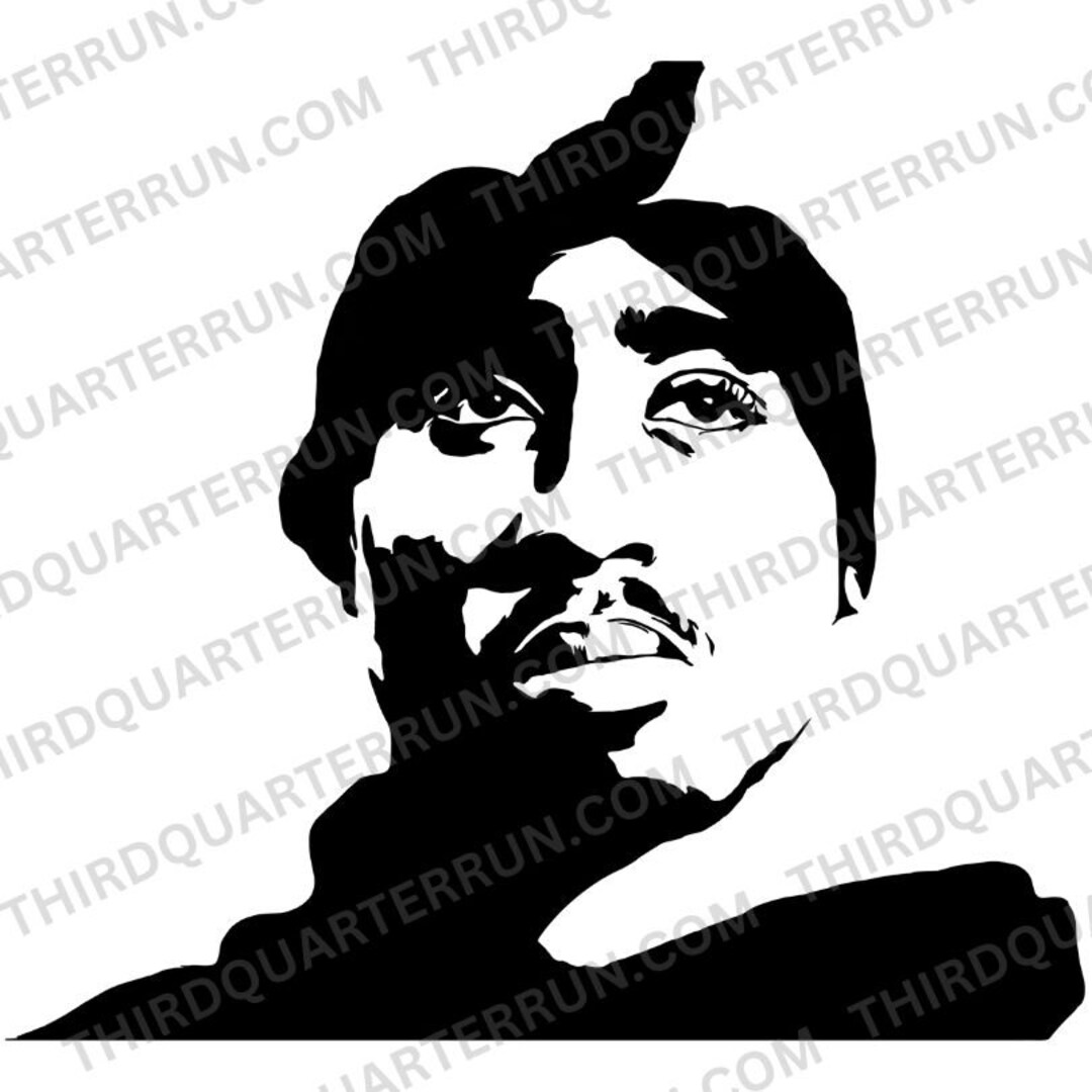 Tupac Shakur 2pac Digital Download PNG and SVG - Etsy Australia