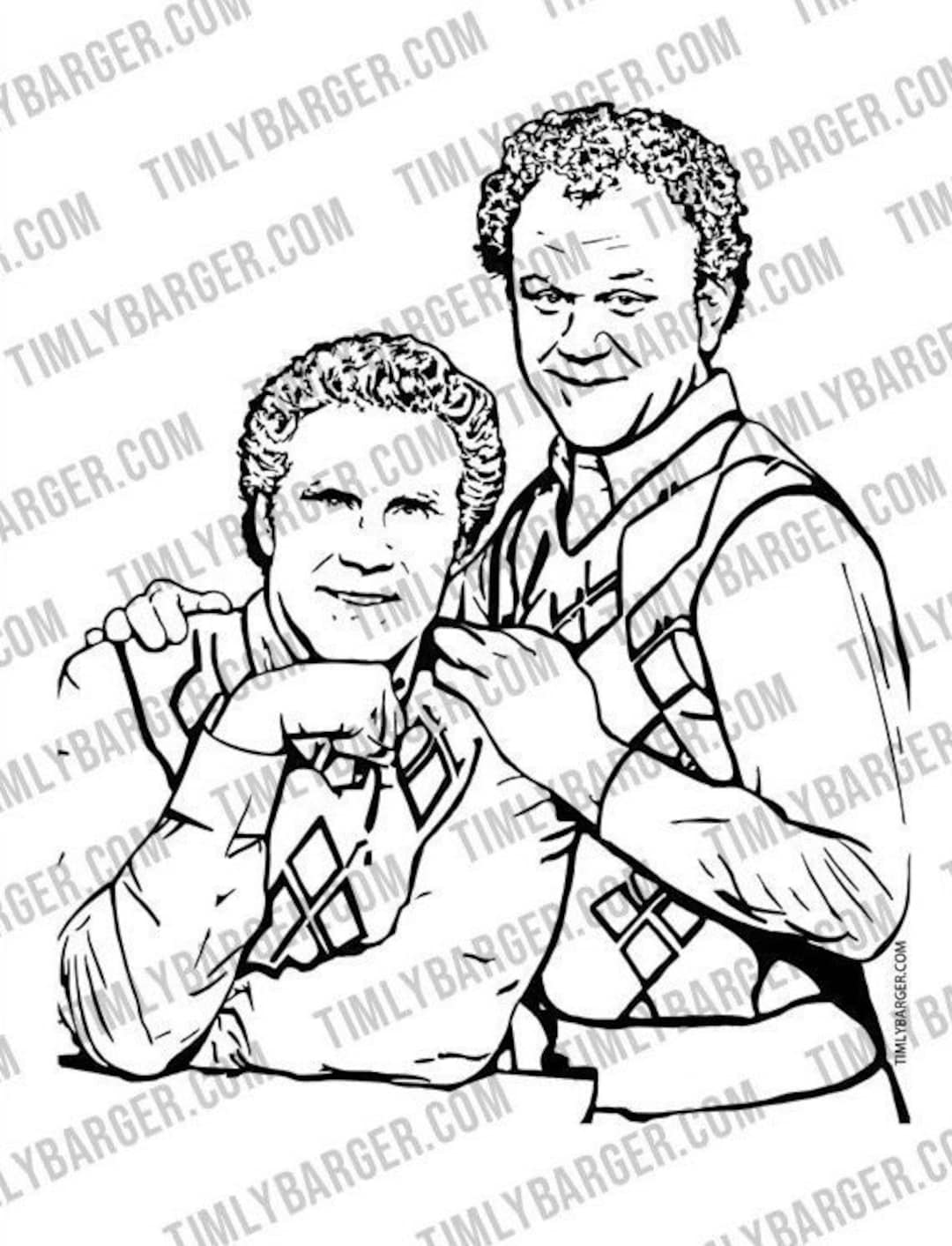Step Brothers Printable Coloring Page Pdf Download Etsy