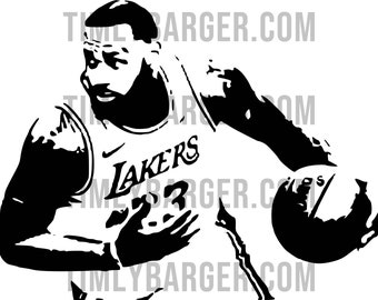 Lebron James Svg | Etsy