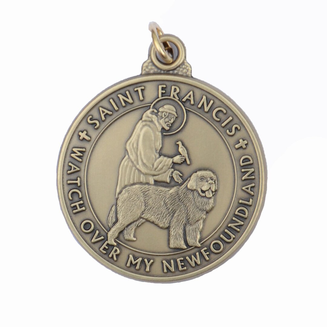 Newfoundland Saint Francis Dog Tag - Etsy