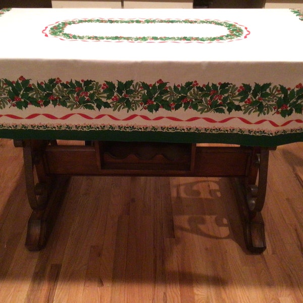 Christmas Tablecloth - Etsy