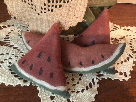 Large Primitive Watermelon Bowl Fillers Americana Bowl Fillers - Etsy