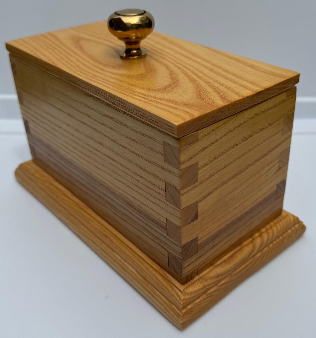 Ash Wood Medium Box | Hand-crafted in the USA | Lift-top - Etsy