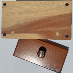 Cedar Wood Medium Box | Hand-crafted in the USA | Lift-top - Etsy
