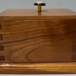 Cherry Wood Medium Box | Hand-crafted in the USA | Lift-top - Etsy