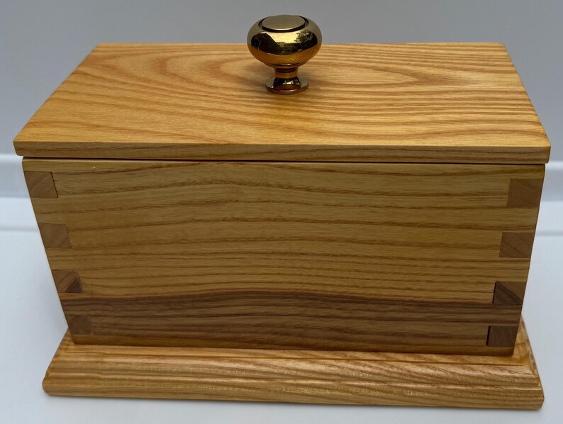 Ash Wood Medium Box | Hand-crafted in the USA | Lift-top - Etsy