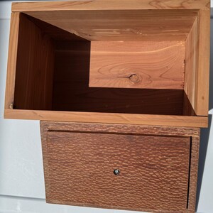 Leopardwood/lacewood and Cedar Wood Medium Box Hand-crafted in the USA ...