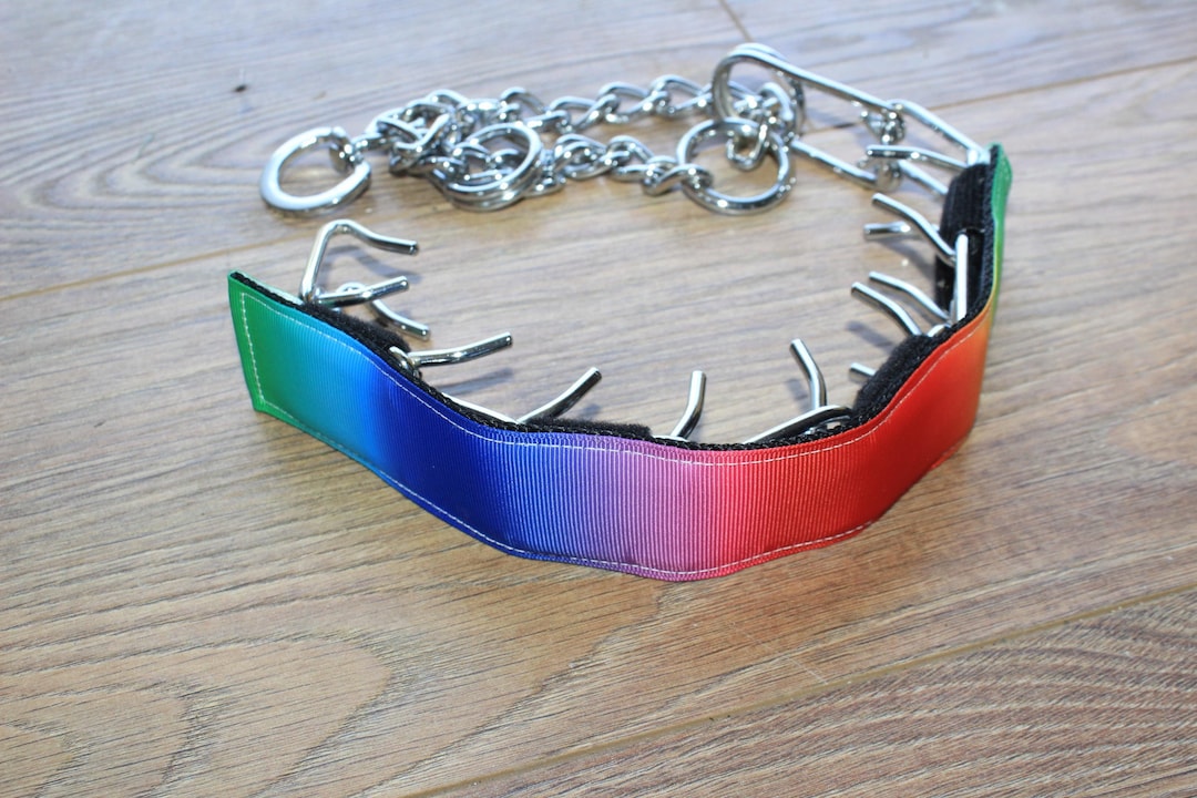 1.5 Inch Wide Prong Collar Covers - Custom Made - With Names - Etsy