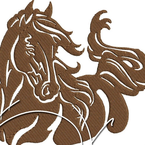 Jumping Horse Machine Embroidery Design - Etsy