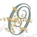 Machine Embroidery Design Capital Letter O Digitized Victorian Alphabet ...