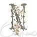 Machine Embroidery Design Capital Letter N Digitized Antique Alphabet ...