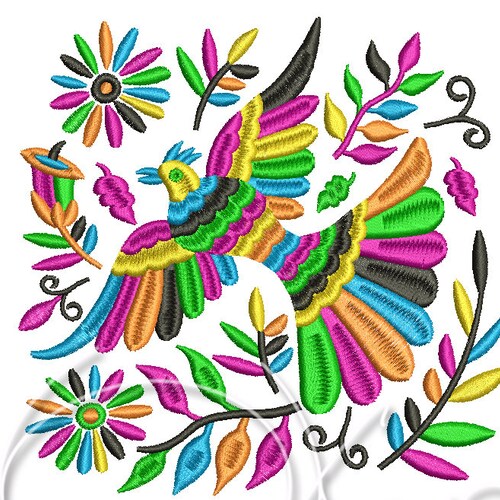 Mexican National Flag Machine Embroidery Design - Etsy