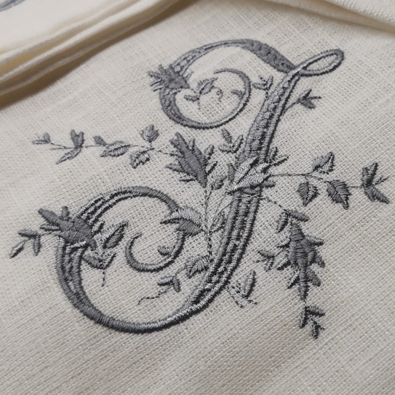 Machine Embroidery Design Capital Letter L Digitized Victorian - Etsy