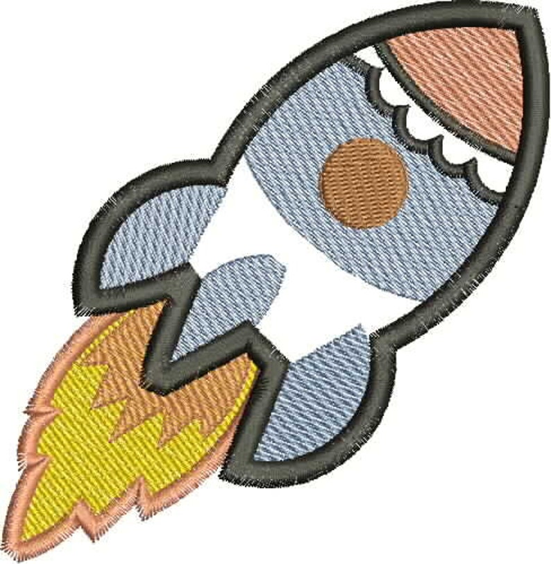 Machine Embroidery Pplique Design - Space Planets Set Embroidery ...