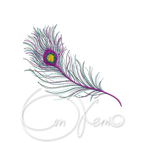 Feather Bird Machine Embroidery Designs Feather Design - Etsy