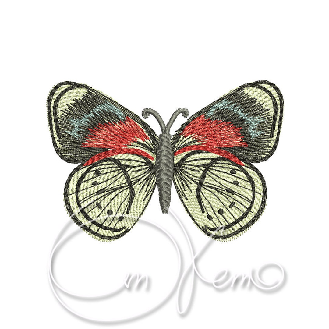 MACHINE EMBROIDERY DESIGN - Butterfly Embroidery - Etsy