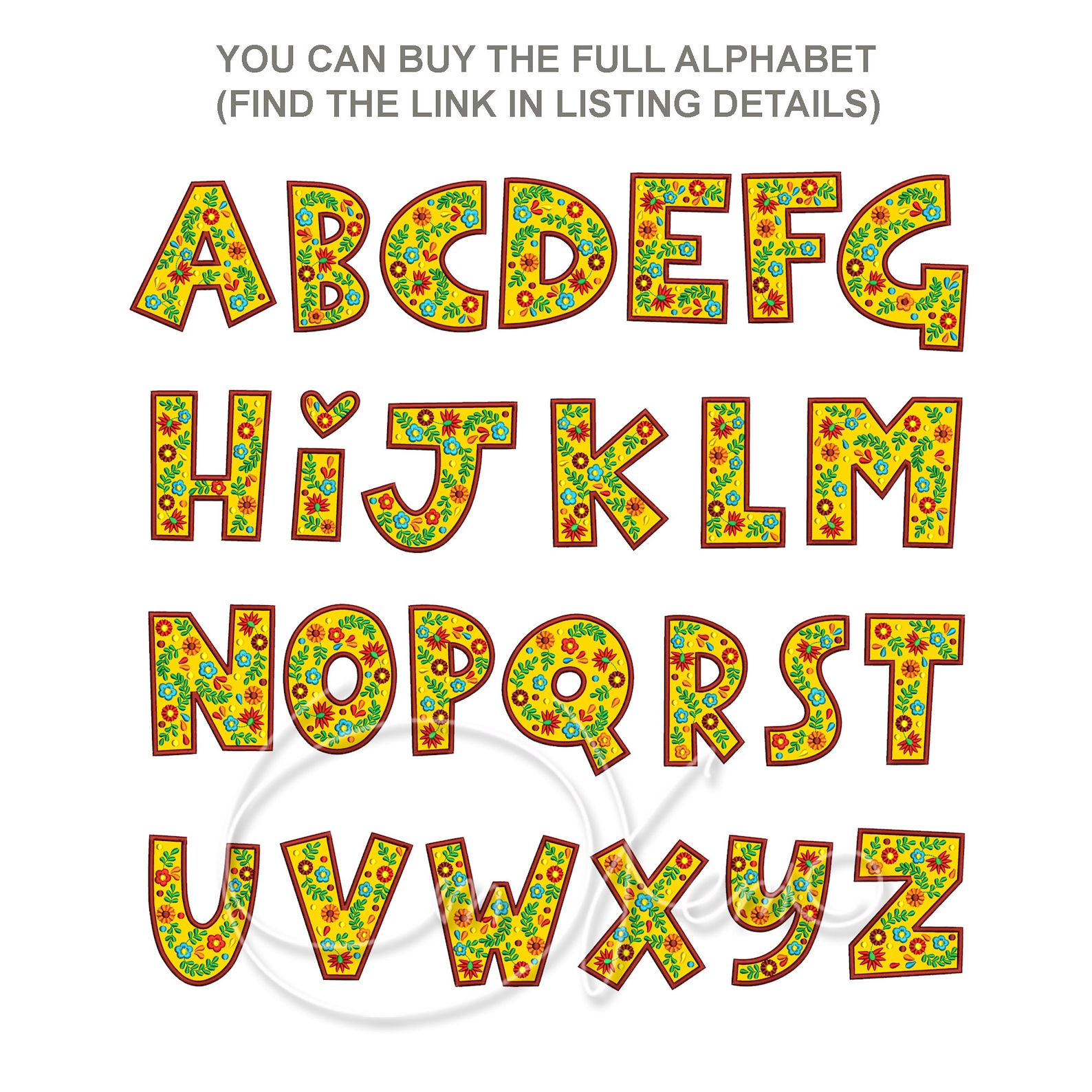 Machine Embroidery Design Capital Letter E Digitized Mexican Alphabet ...