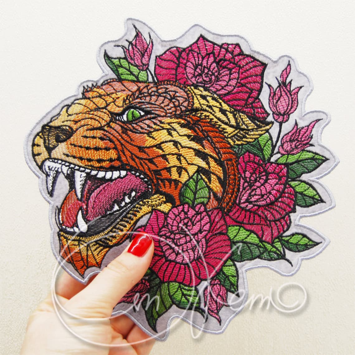 MACHINE EMBROIDERY FILE - Tiger - Etsy