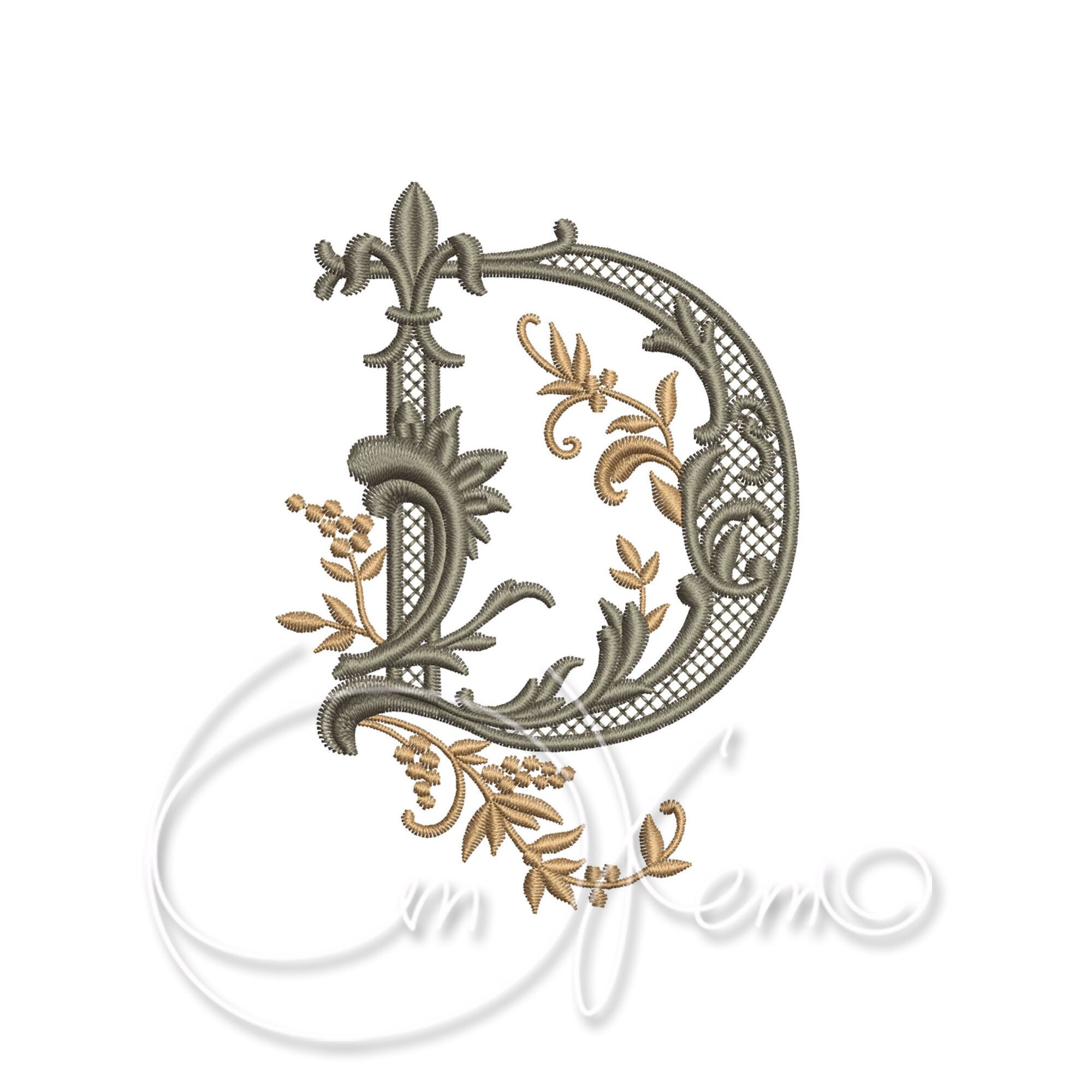 Fancy Letter D Designs