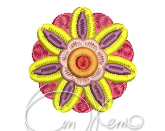 MACHINE EMBROIDERY DESIGN Flower Bouquet | Etsy