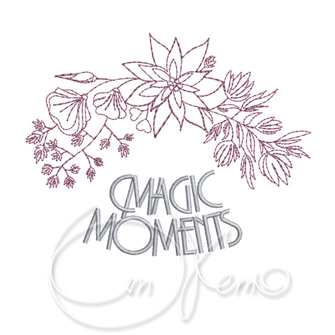 MACHINE EMBROIDERY DESIGN - Christmas Embroidey, Magic Moments ...