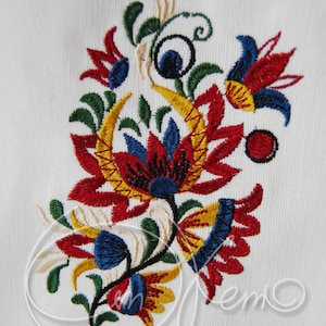 Machine Embroidery Design Flower PES Instant Download 4x4 7x5 Folk ...