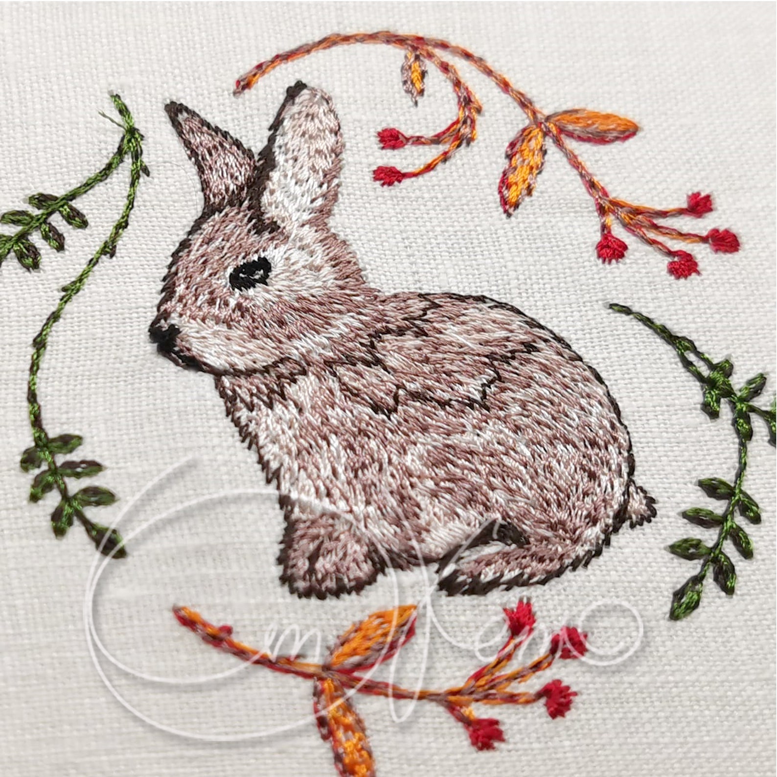 Machine Embroidery Design Bunny PES Instant Download 4x4 Hand - Etsy