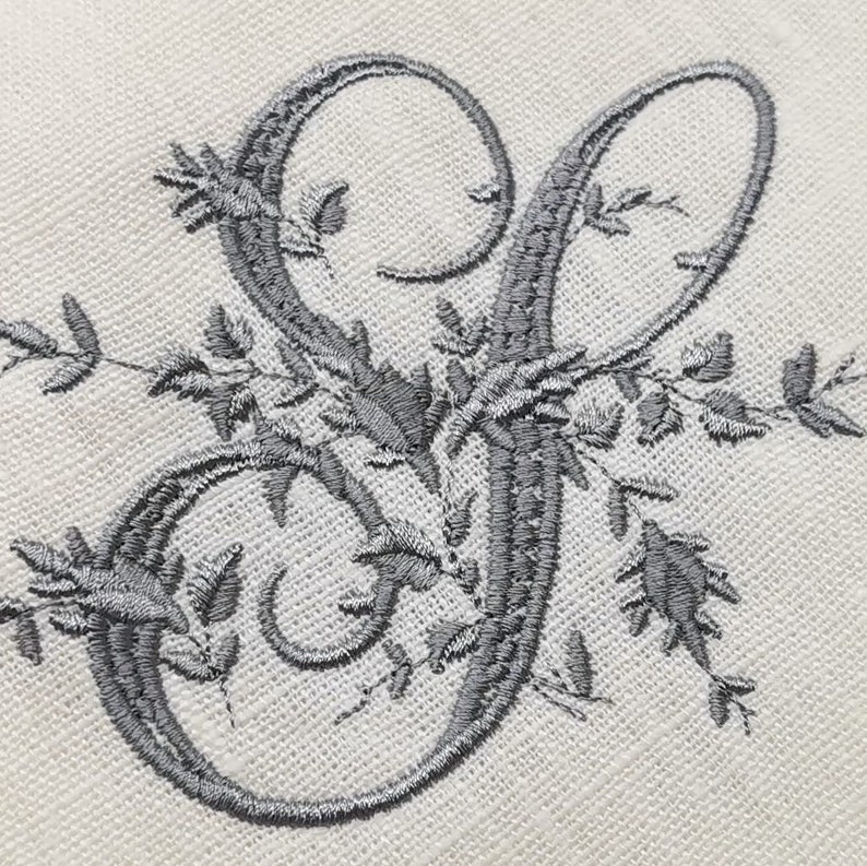 Machine Embroidery Design Capital Letter S Digitized Victorian Alphabet ...