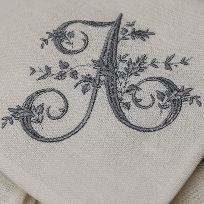Machine Embroidery Design Capital Letter A Digitized Victorian Alphabet ...
