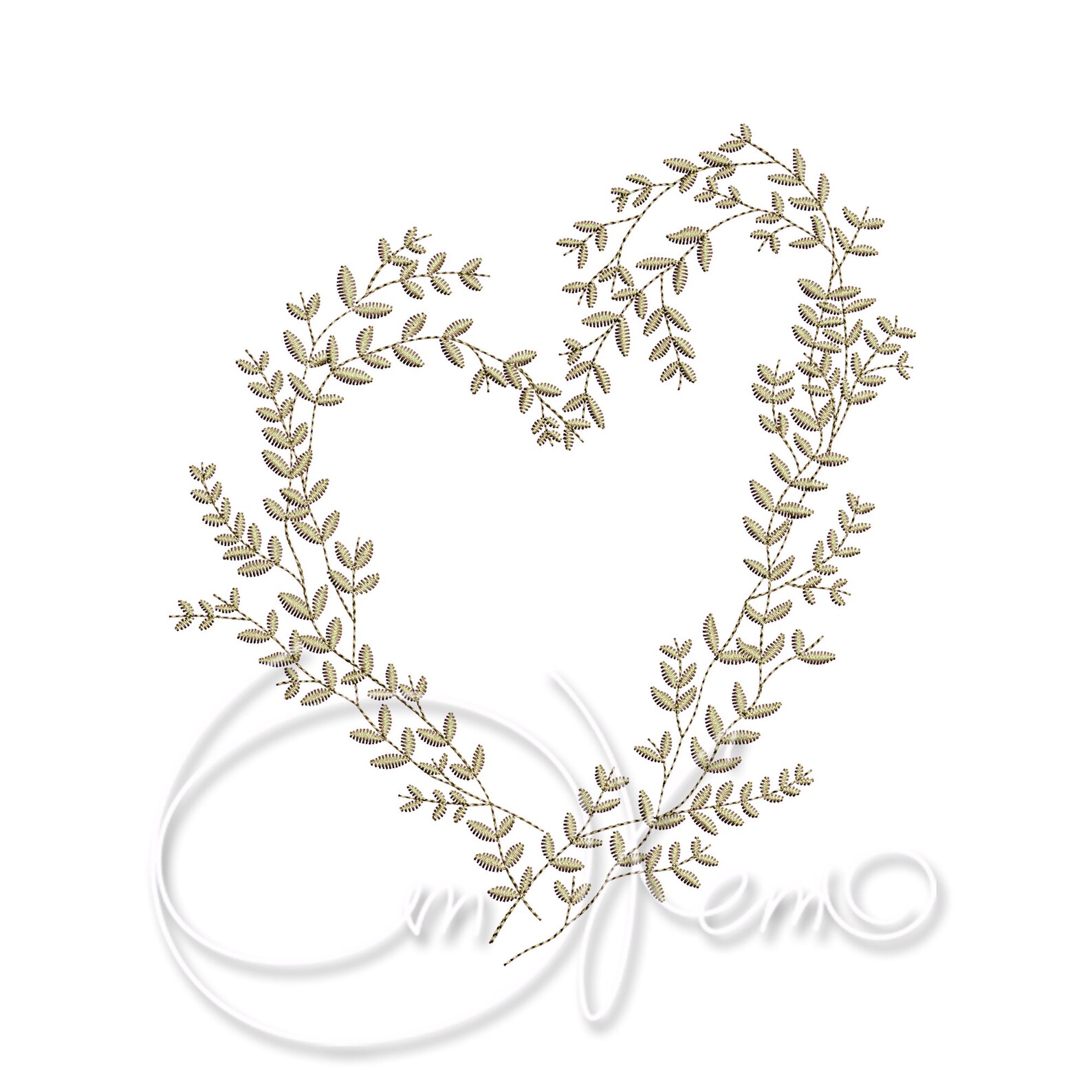 MACHINE EMBROIDERY DESIGN - Heart, Wedding Heart, I Love You Embroidery ...