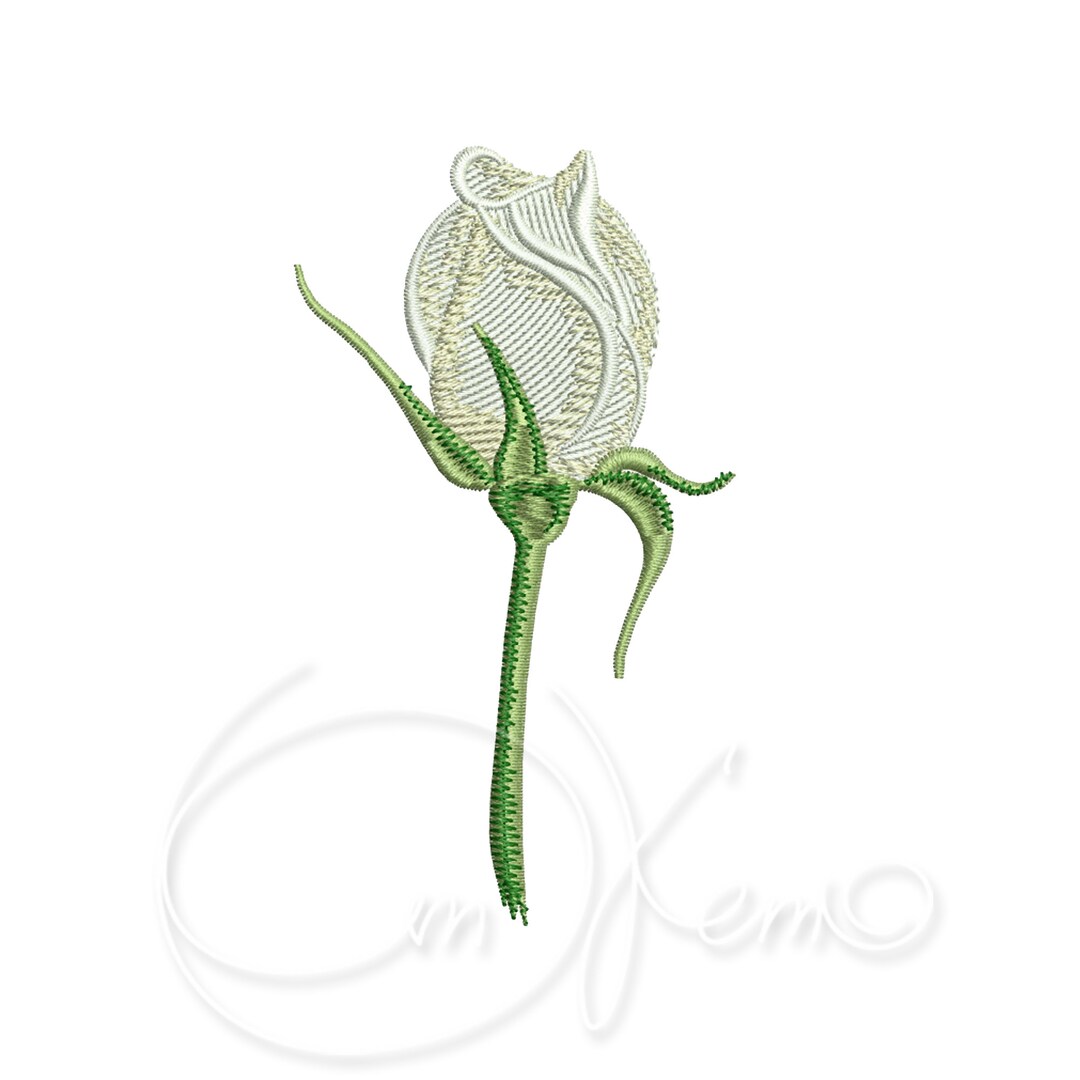 MACHINE EMBROIDERY DESIGN - Rose - Etsy