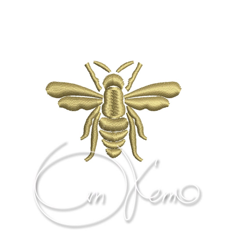 MACHINE EMBROIDERY DESIGN Bee | Etsy
