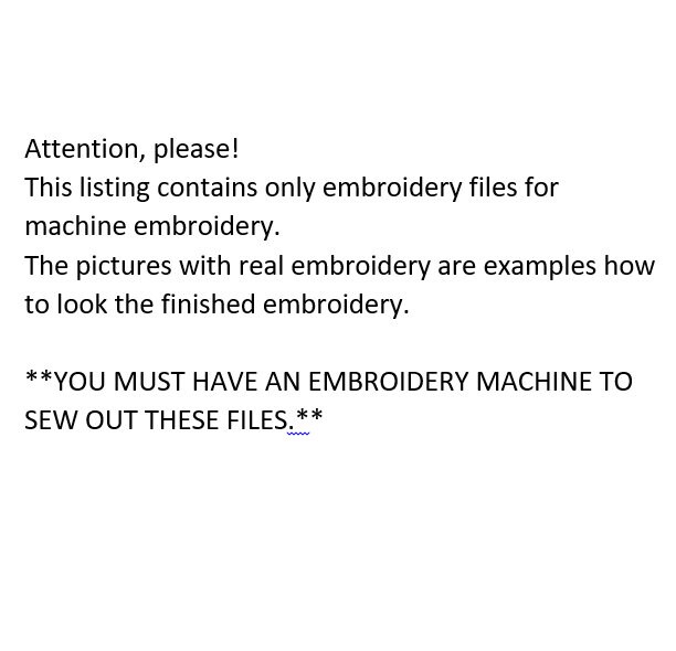 Machine Embroidery Design Capital Letter V Digitized Victorian | Etsy