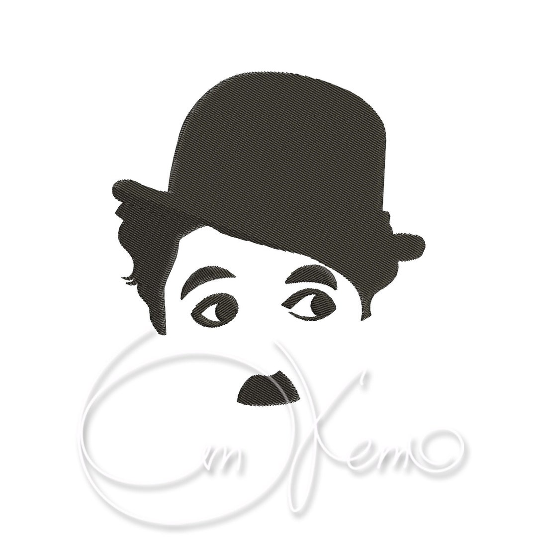 Machine Embroidery Design Charlie Chaplin Design Instant Download 4x4 ...