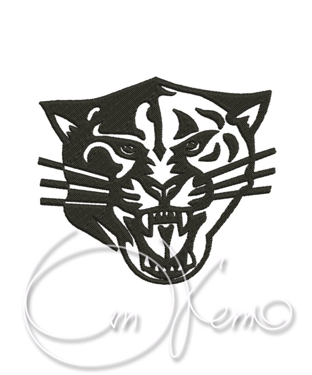 MACHINE EMBROIDERY DESIGN - Panther 1 - Etsy