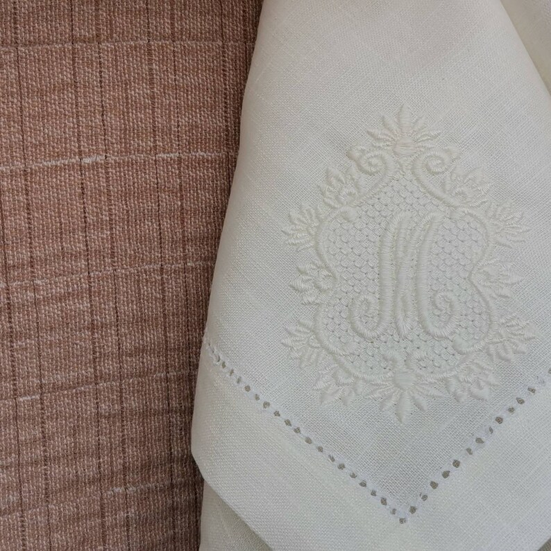 Machine Embroidery Design Monogrammed Lace 4x4 Hoop 7x5 3 | Etsy