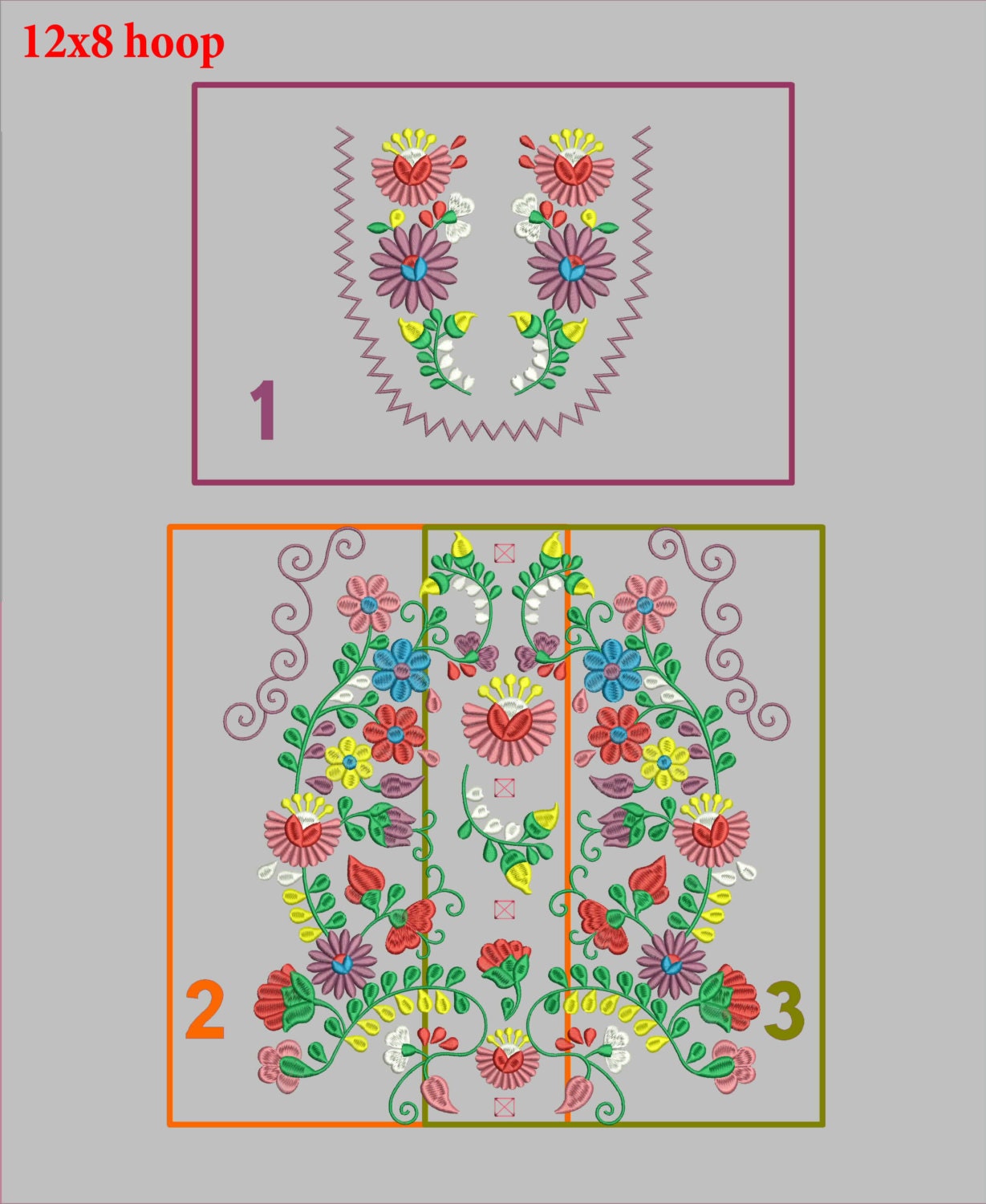 Machine Embroidery Design Mexican Dress PES Instant Download - Etsy